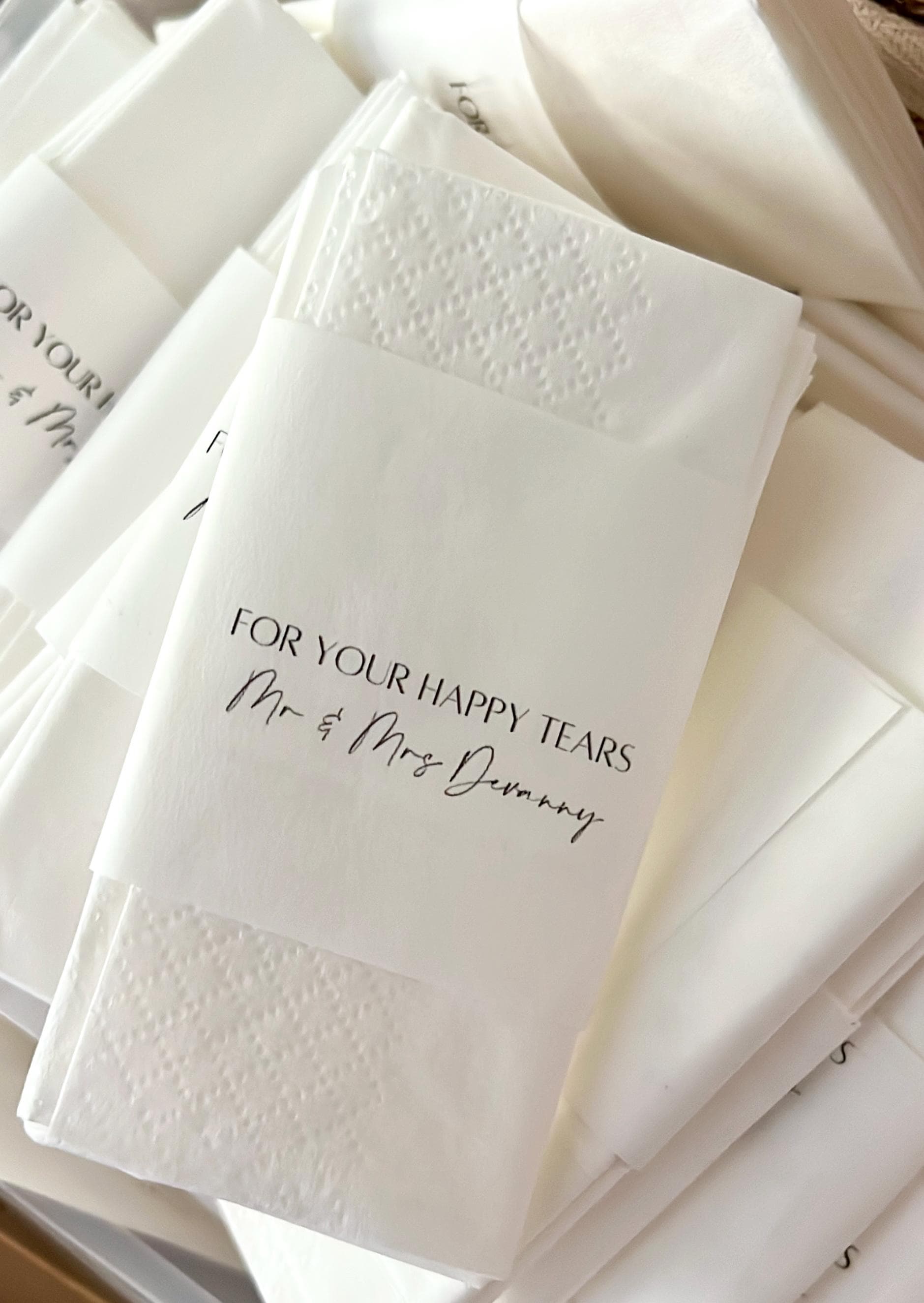 Happy Tears Tissue Printable Template | Editable Digital Download ...