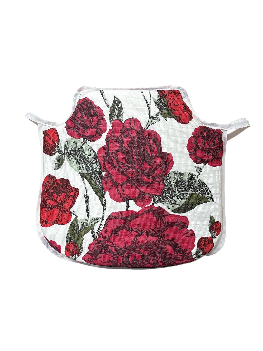 Laura Ashley Rosalie Cranberry Small Spindle Back Tie-on Seat Pads ...