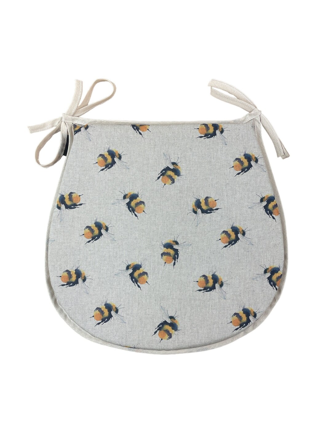 Bumble Bees D-shaped Tie-on Seat Pads for Garden/patio/dining - Etsy