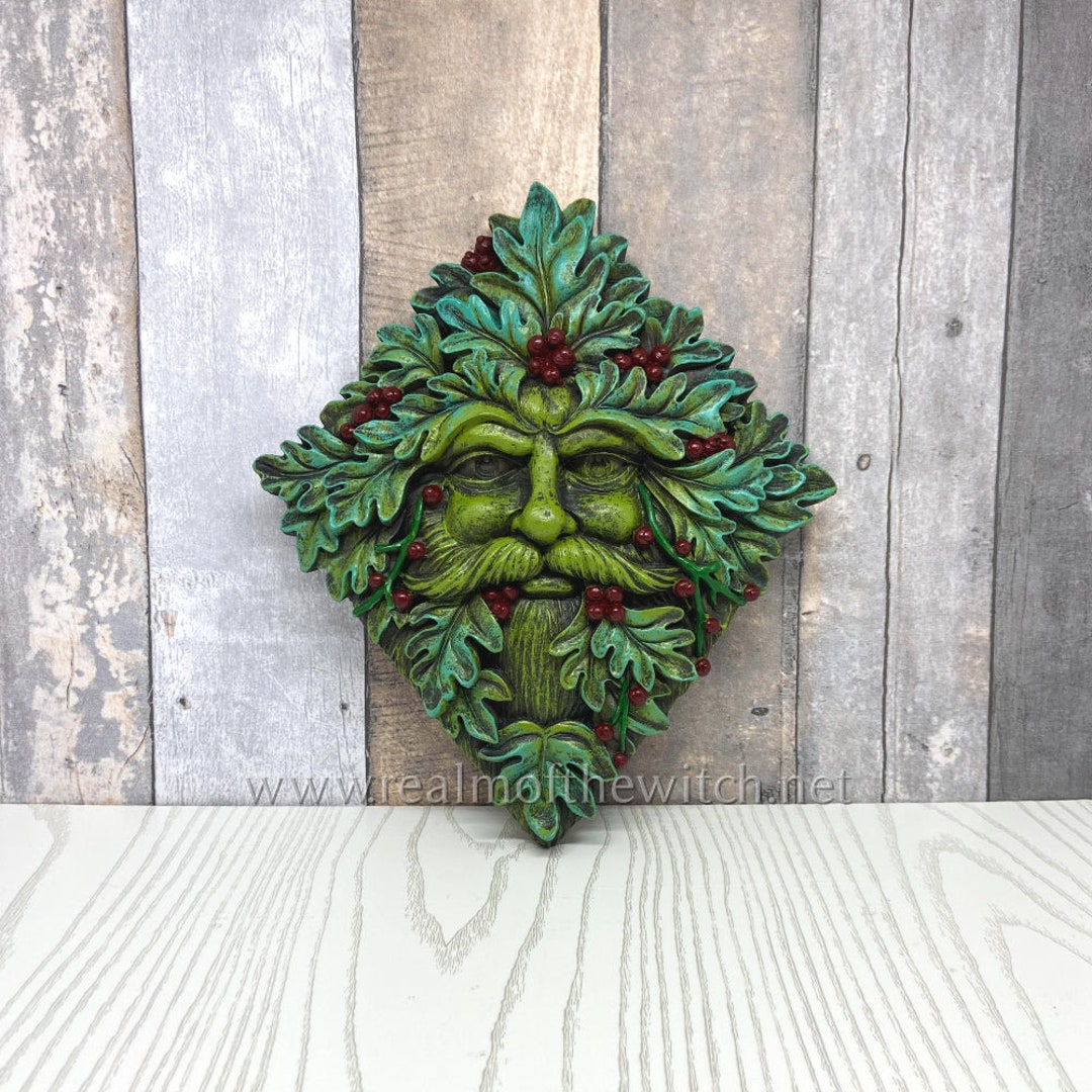 Berry Beard Tree Spirit Wall Plaque Man O the Woods Garden Decor ...