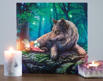 Wiccan Wolf Art - Etsy