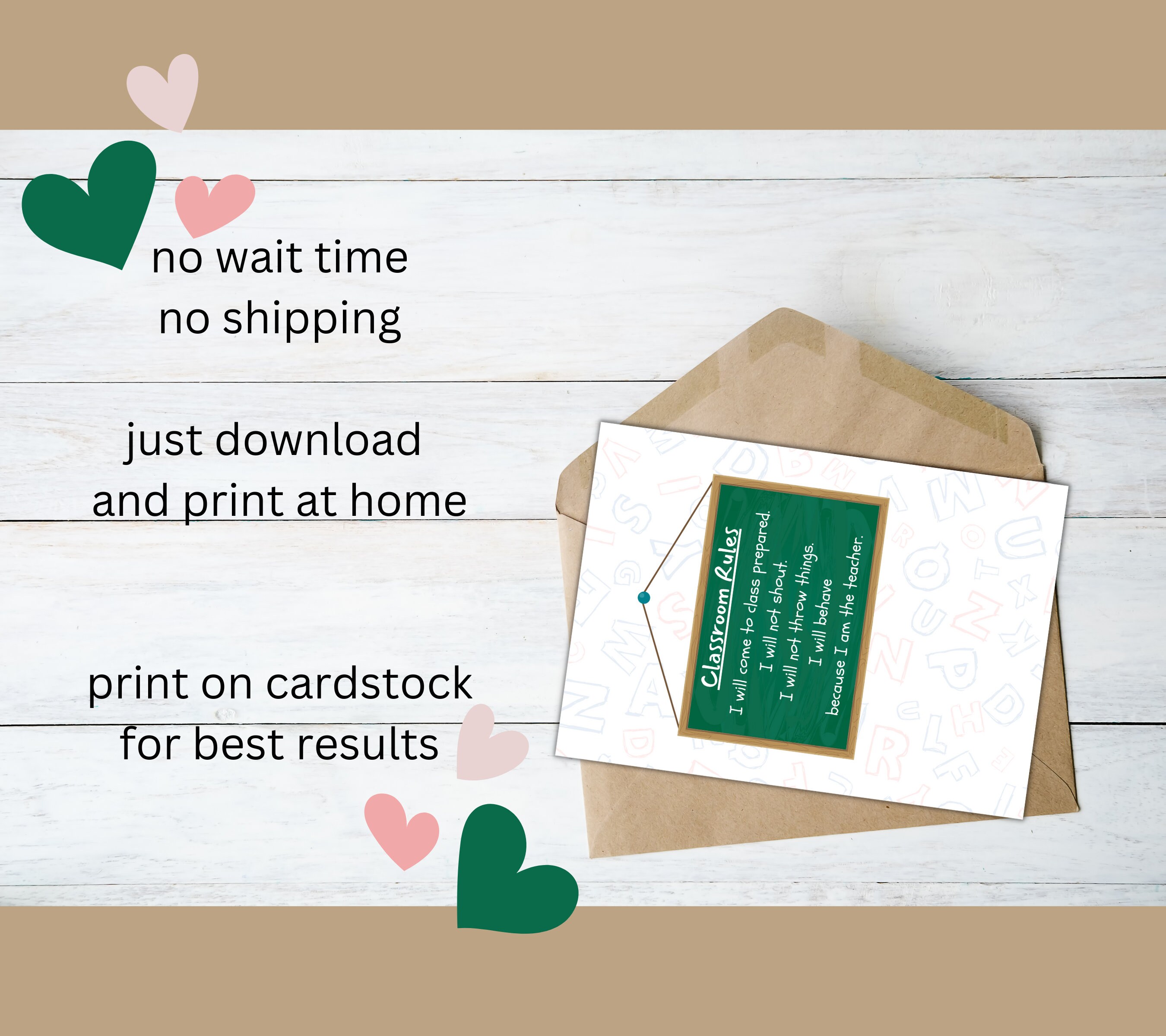 Funny Teacher Appreciation Card | Teacher Greeting Card | Printable ...