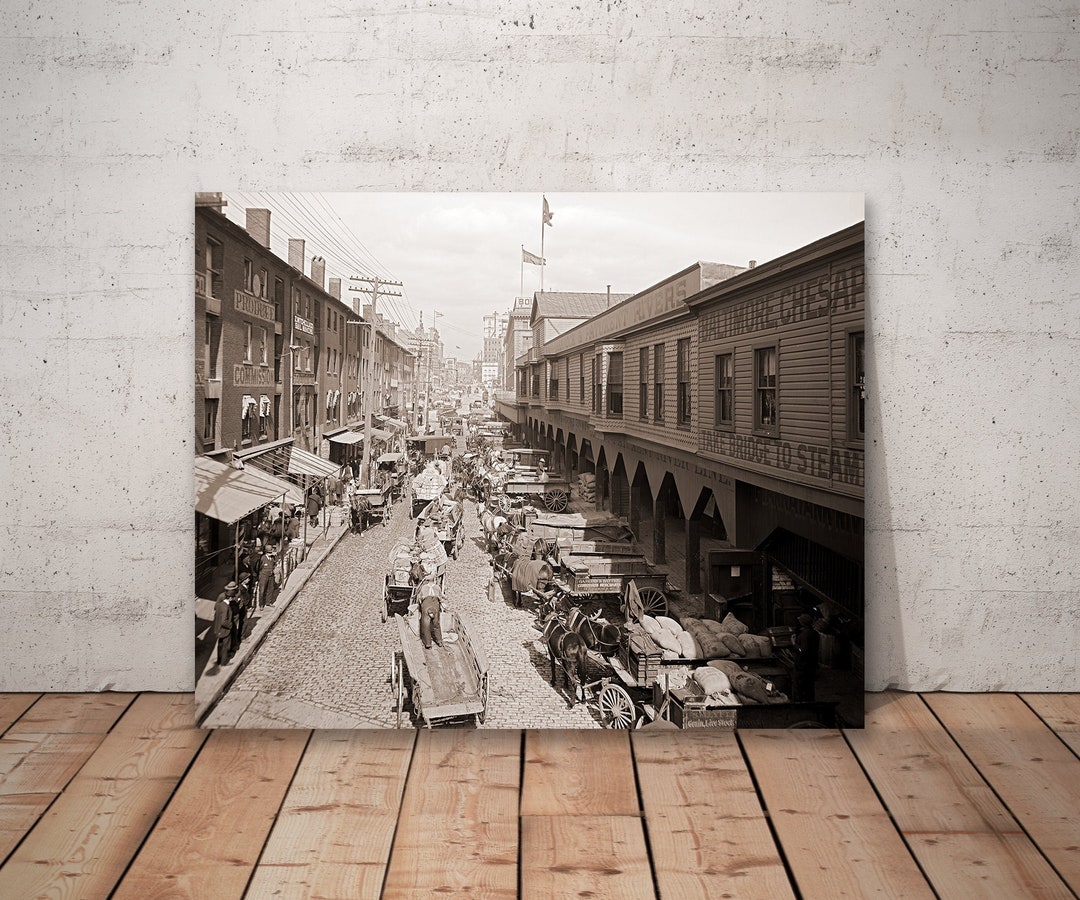 Historical Baltimore Photography, Vintage Baltimore Print, Light Street ...