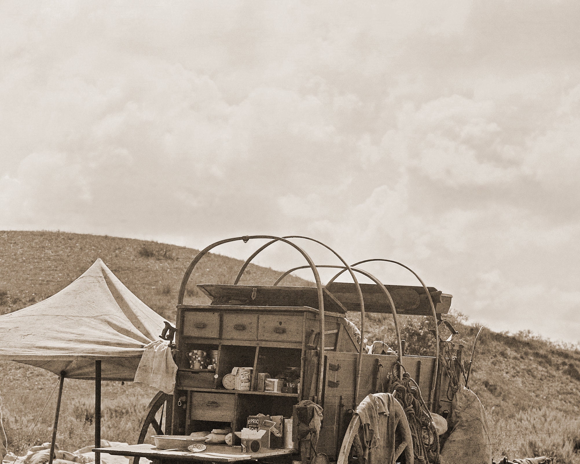 Vintage Cowboy Cook Photo: Texas Ranch Art Print - Etsy
