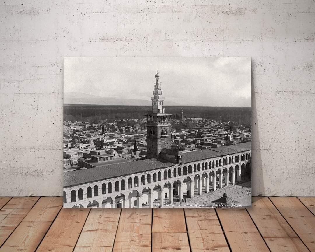 Umayyad Mosque Also Known as the Great Mosque of Damascus, 1900 ...