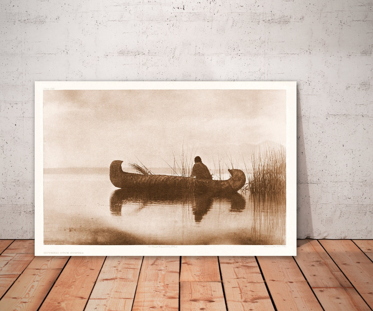 Kutenai Duck Hunter, Iconic Photo by Edward Curtis, Kutenai Indian ...