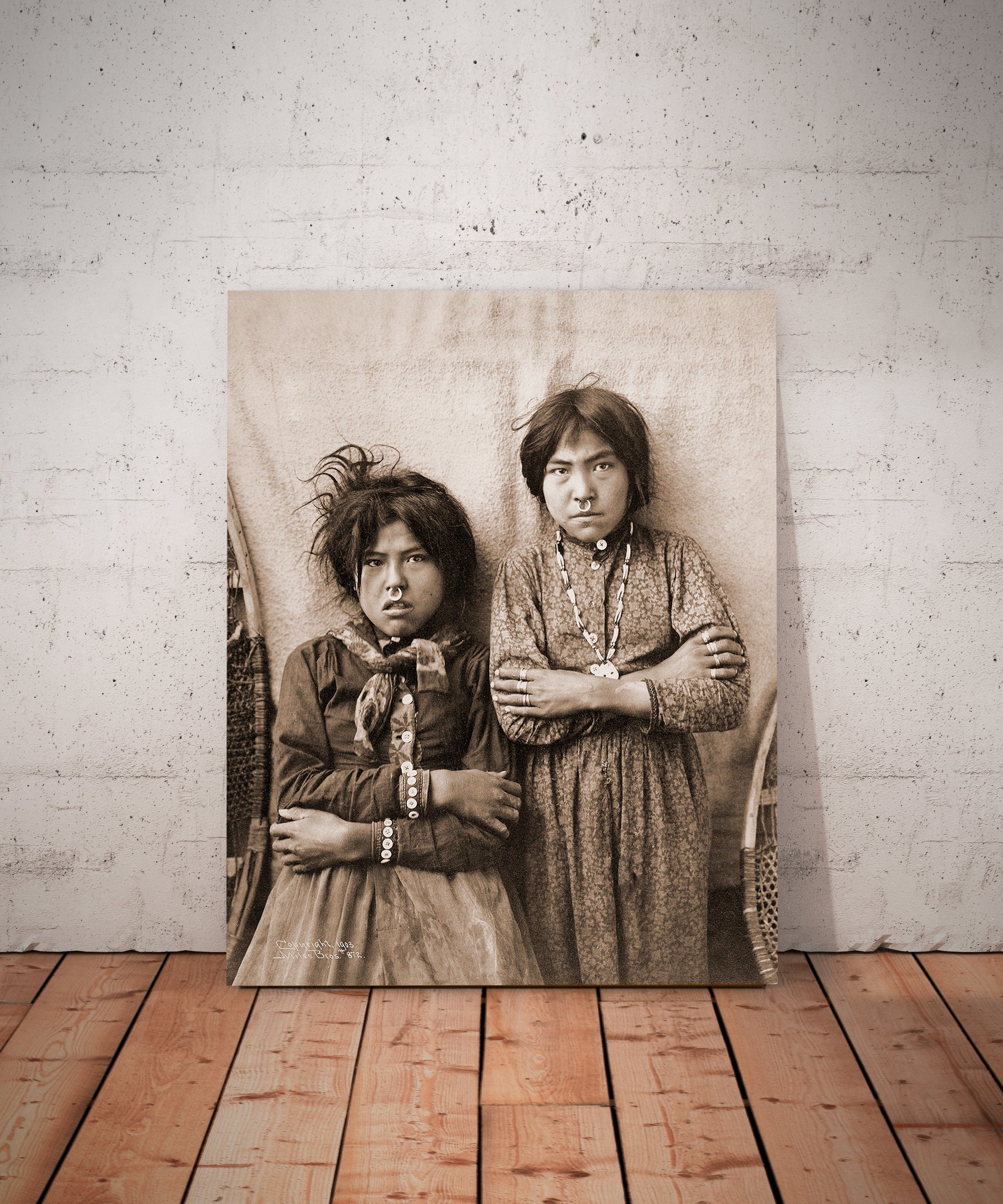 Alaska Natives , Alaskan Natives, Two Tlingit Girls , North American ...