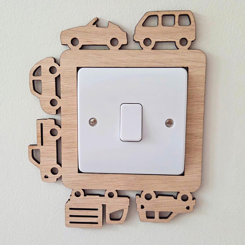 Wood Light Switch Cover Deco - Etsy UK