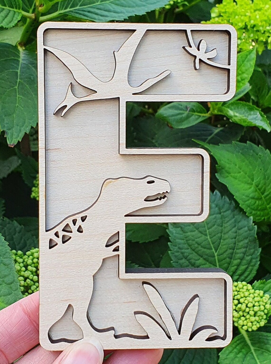 Dinosaur Wooden Letters Dino Alphabet Boho Nursery Decor - Etsy
