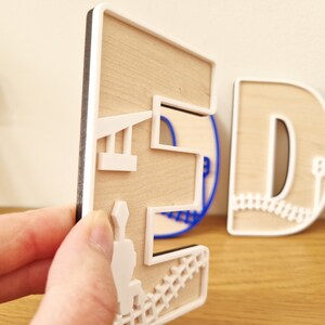 Steam Train Wooden Letters Personalised Train Wall Name Sign - Etsy