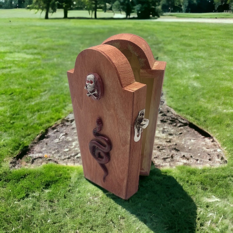 Wood Coffin | 3d Art | Opens | Chest - Etsy