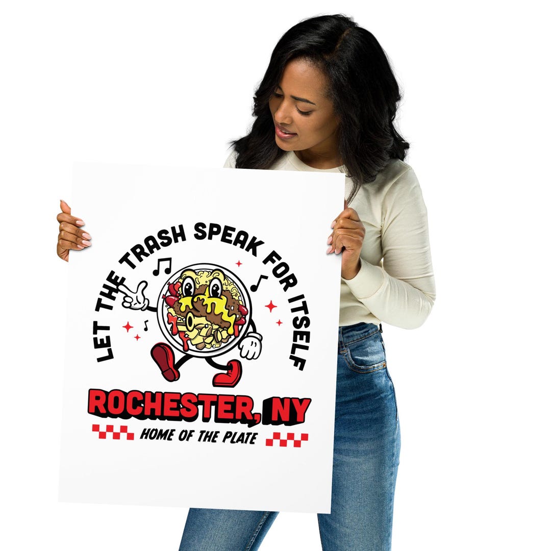 Garbage Plate Mascot Poster - Etsy
