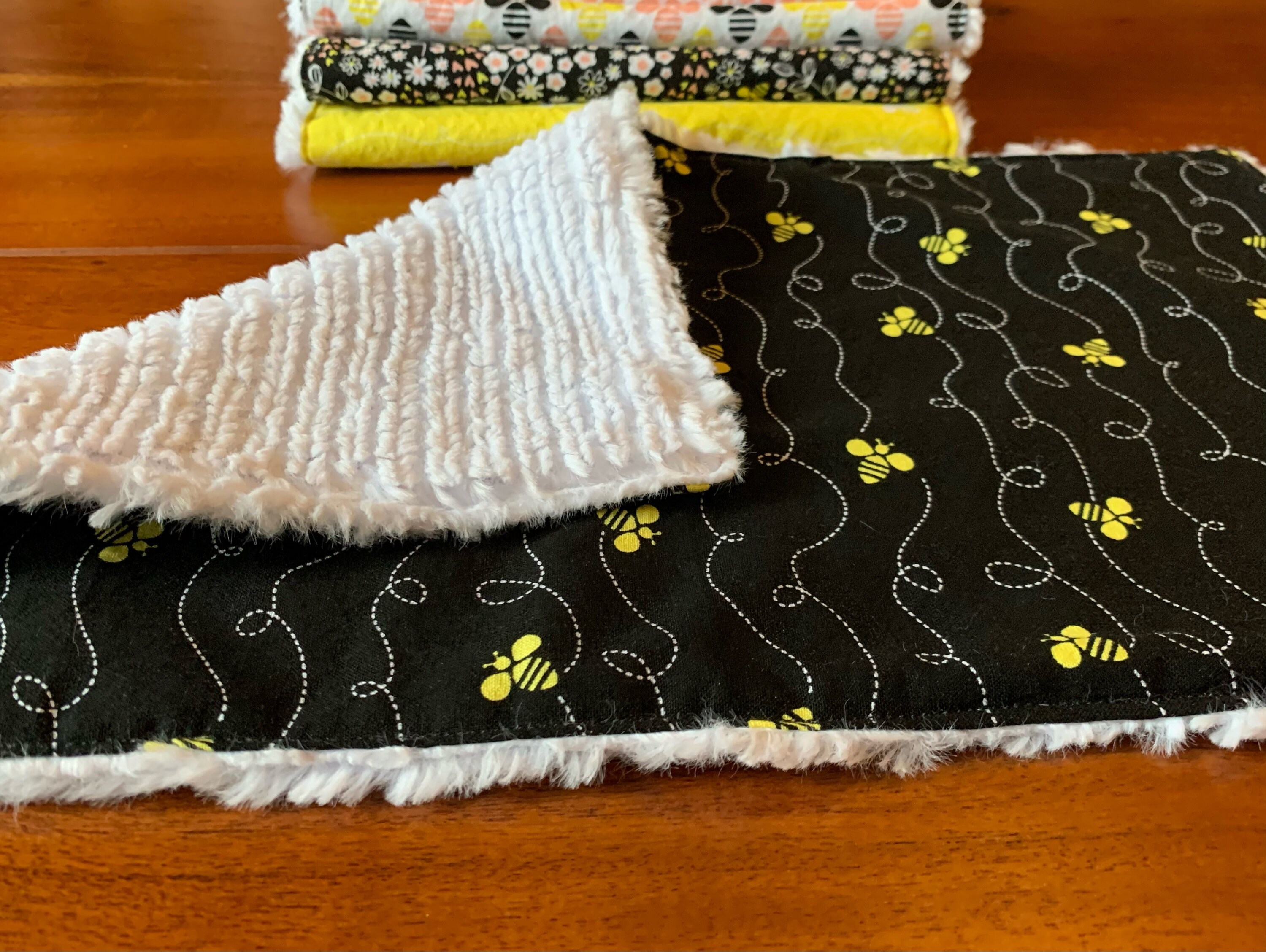 Bumble Bee Burb Cloths, Baby Shower Gift, Baby Gift, Gender Neutral ...