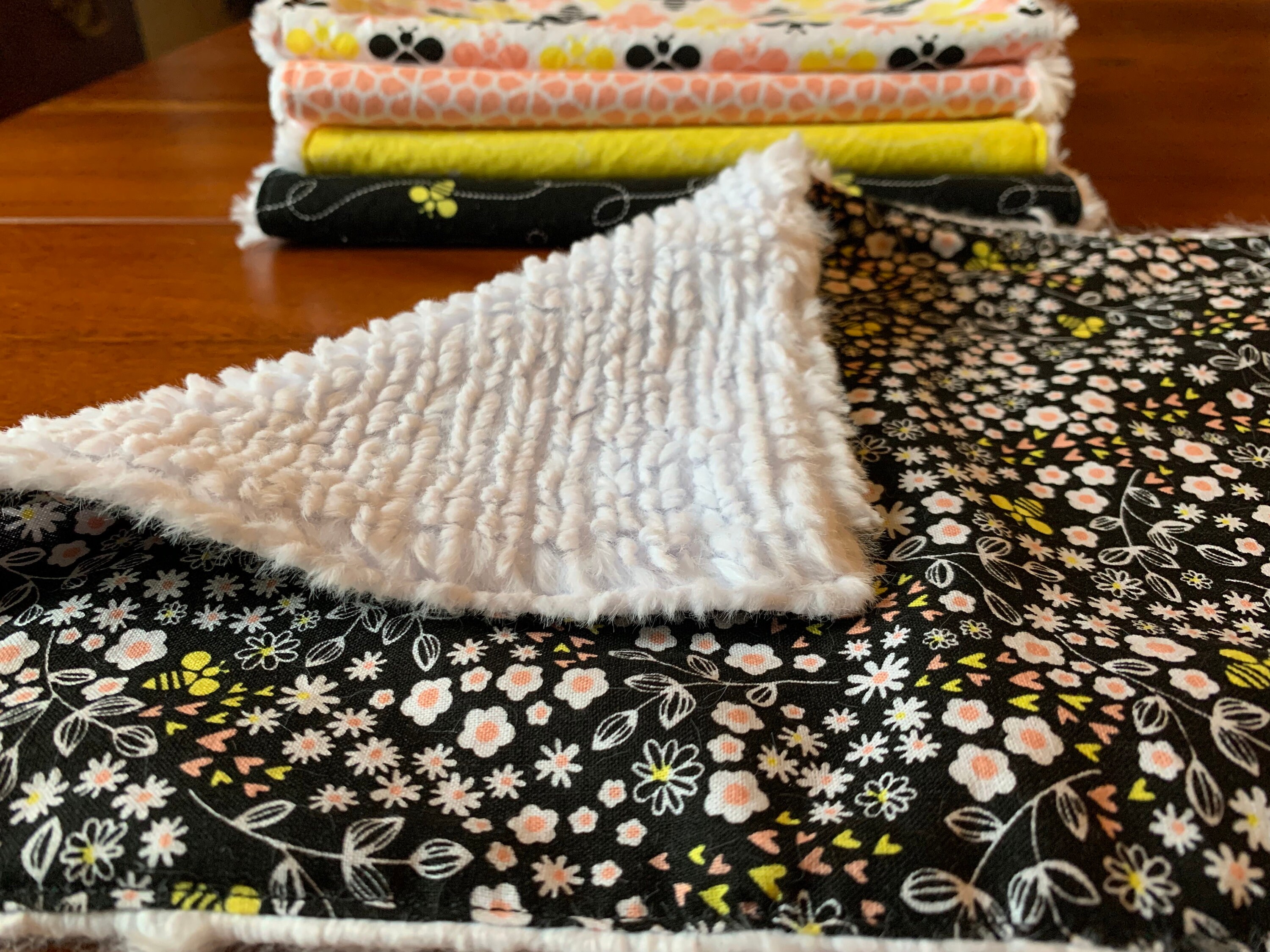 Bumble Bee Burb Cloths, Baby Shower Gift, Baby Gift, Gender Neutral ...