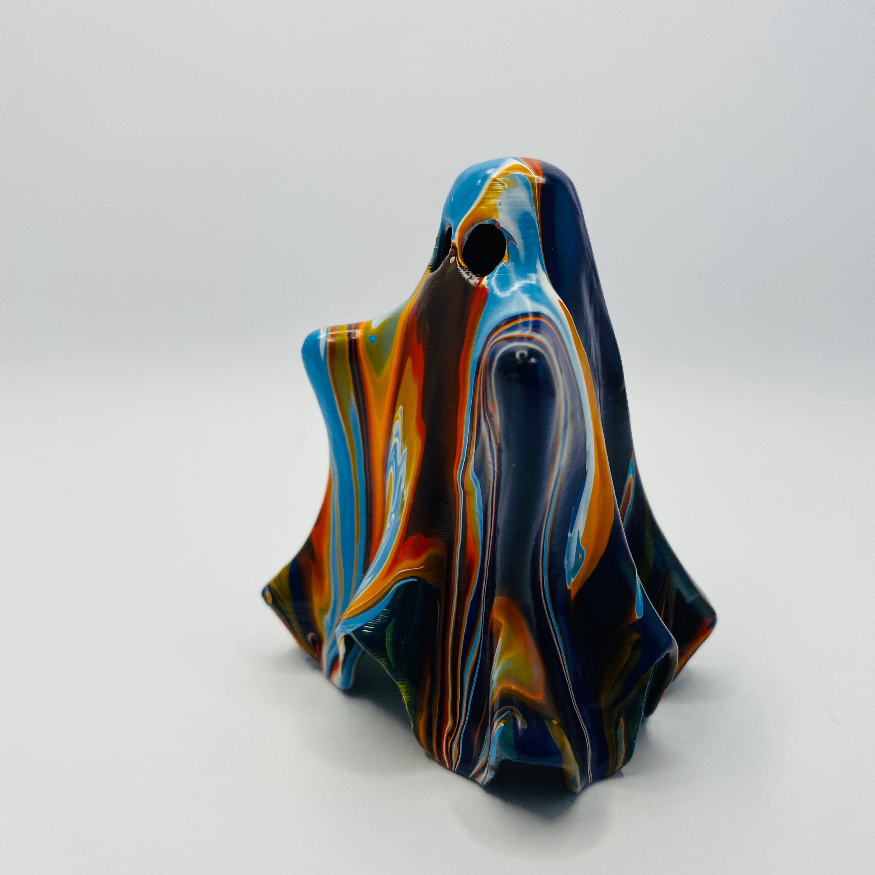 Pretty Ghost Statue | Ghost Figurine | 3D Halloween Decor | Colorful ...