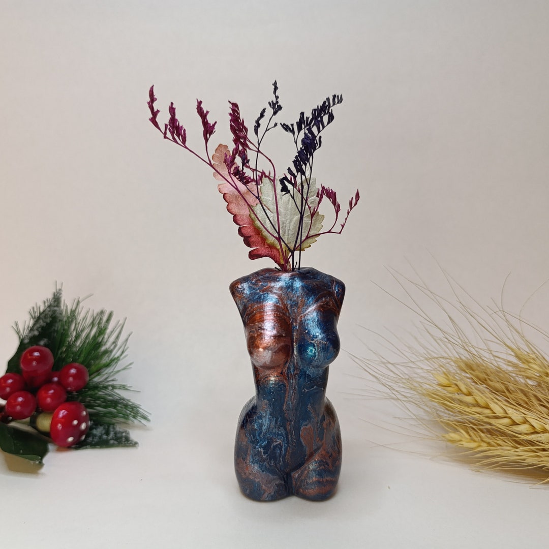 Female Body Vase, Minimalist Vase, Dried Flower Vase, Ceramic Vase ...