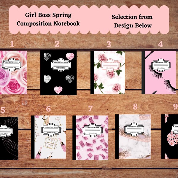 College Ruled Notebook - Etsy