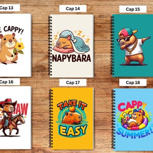 Funny Capybara Spiral Notebook, Capybara Love Journal, Lined Pages - Etsy