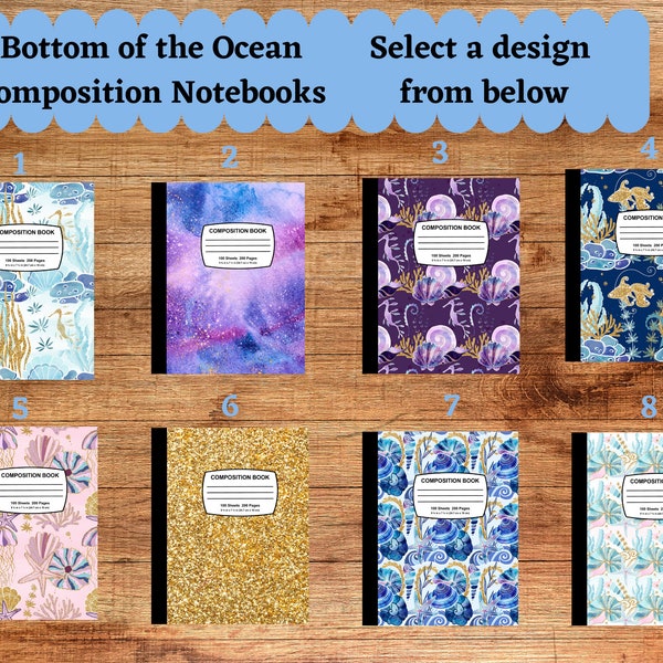 Composition Notebook - Etsy