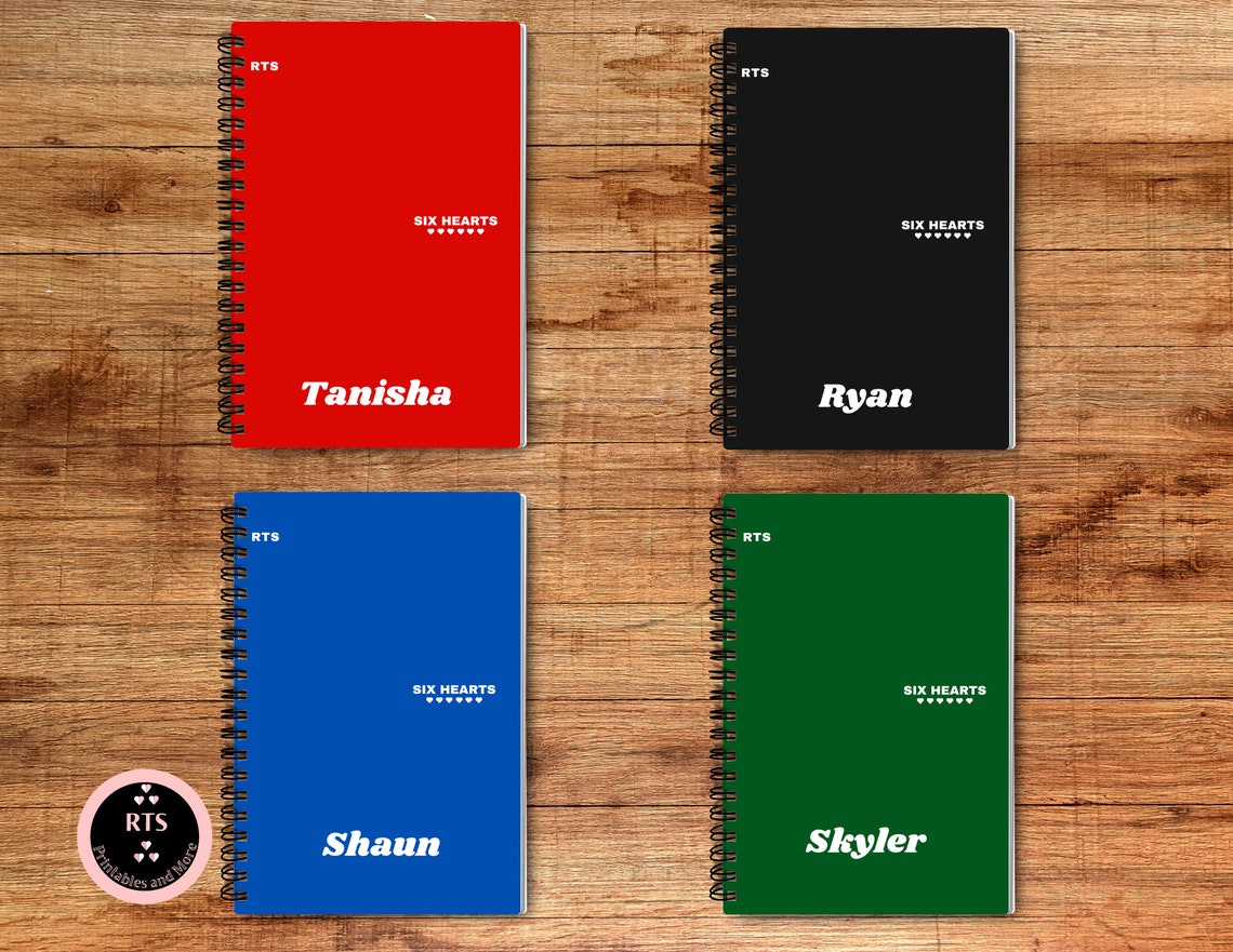 Kids Wide Ruled Spiral Notebook, Assorted Colors, 60 Sheets Each, 4 ...