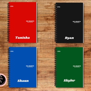 Kids Wide Ruled Spiral Notebook, Assorted Colors, 60 Sheets Each, 4 ...