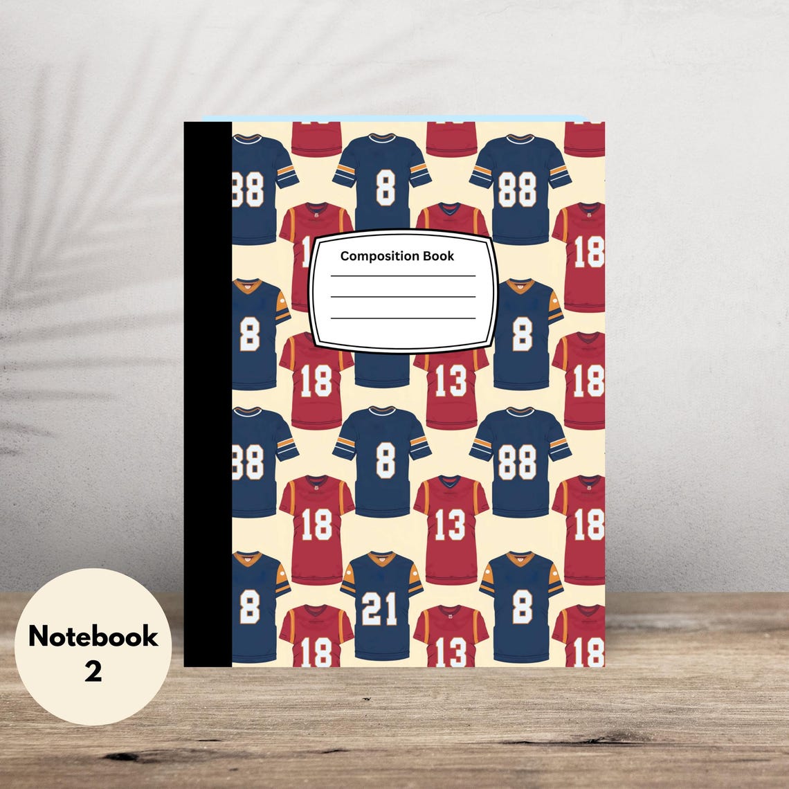 Football Themed Composition Notebook, American Football Journal - Etsy