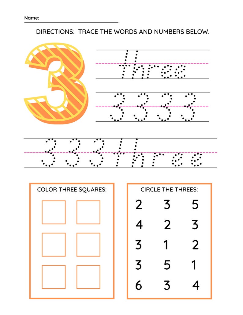 Number Tracing 0-9 Worksheets Pdf, Traceable Numbers, Preschool ...