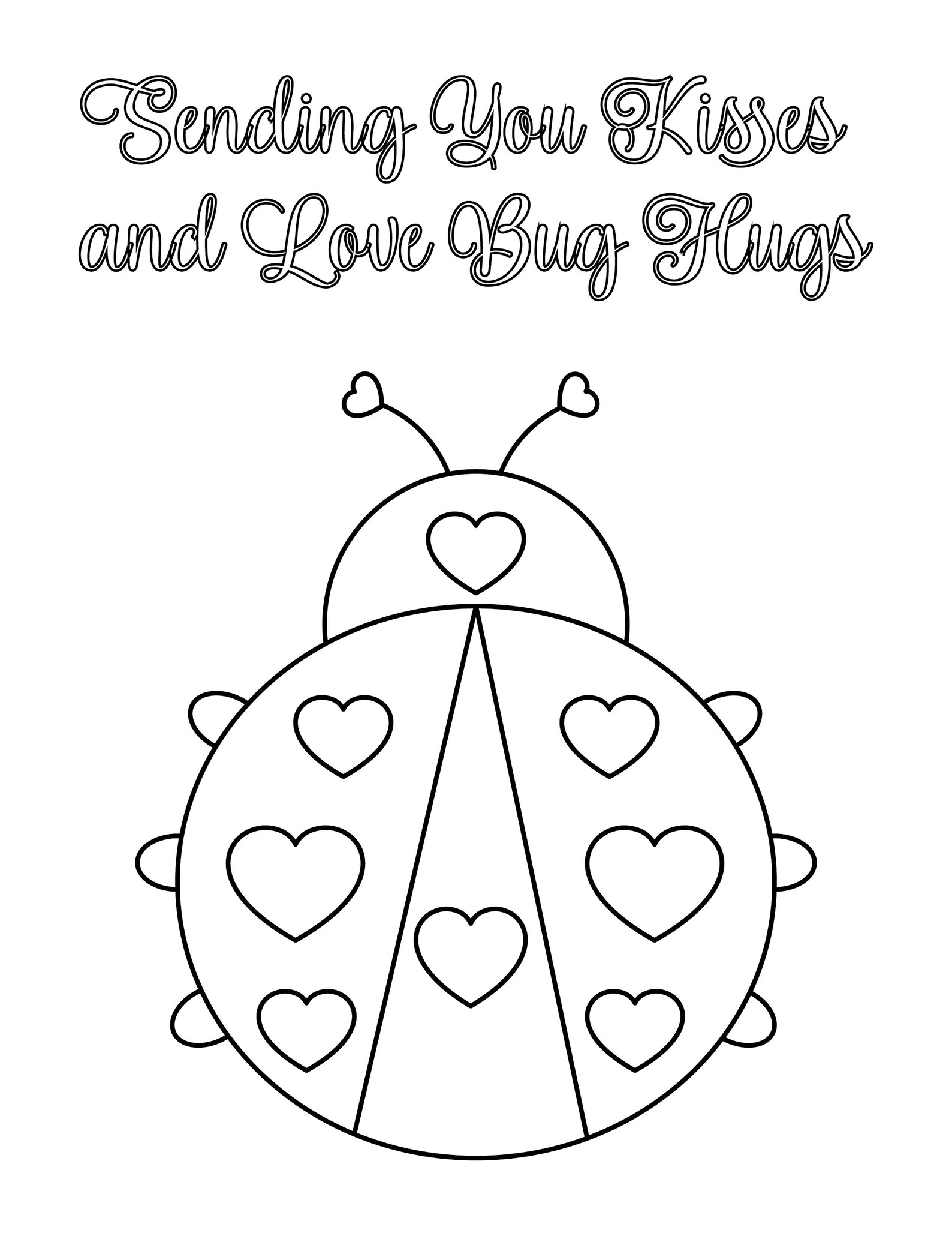 Cute Ladybug Coloring Pages, Kawaii Coloring Pages, Printable Colouring ...