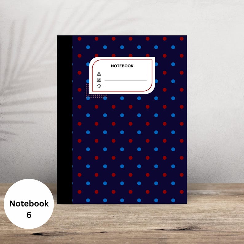 Decorative Composition Notebook: Wide Ruled, Back to School - Etsy