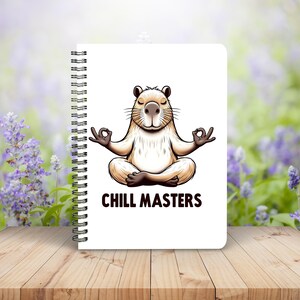 Funny Capybara Spiral Notebook, Capybara Love Journal, Lined Pages - Etsy