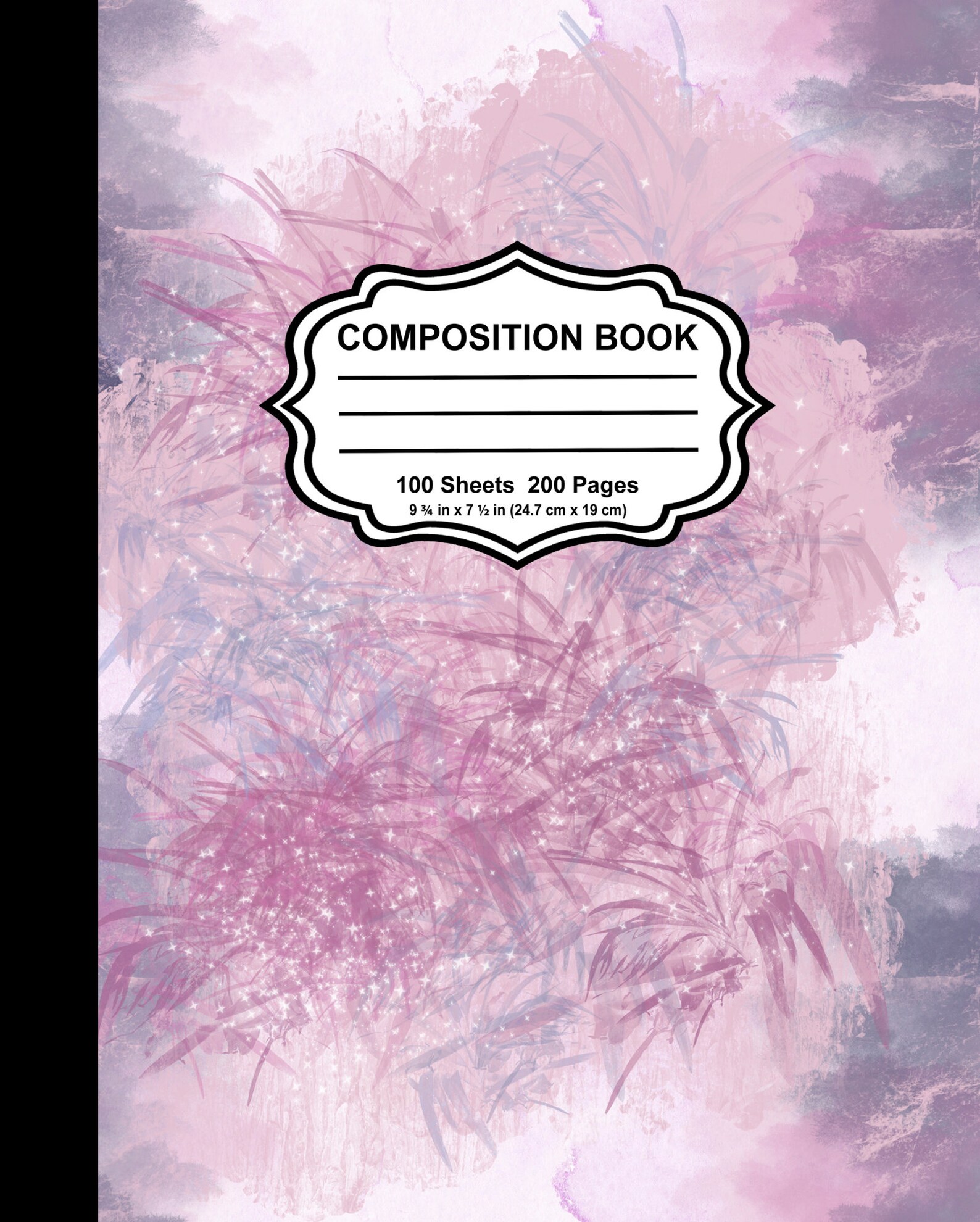Back to School Wide Ruled or College Ruled Mermaid Composition Notebook ...