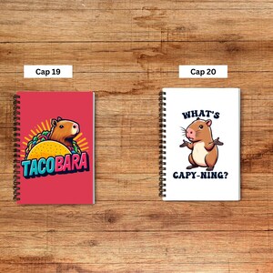 Funny Capybara Spiral Notebook, Capybara Love Journal, Lined Pages - Etsy