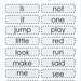 40 Printable Sight Words Dolch Sight Words Preschool Sight - Etsy