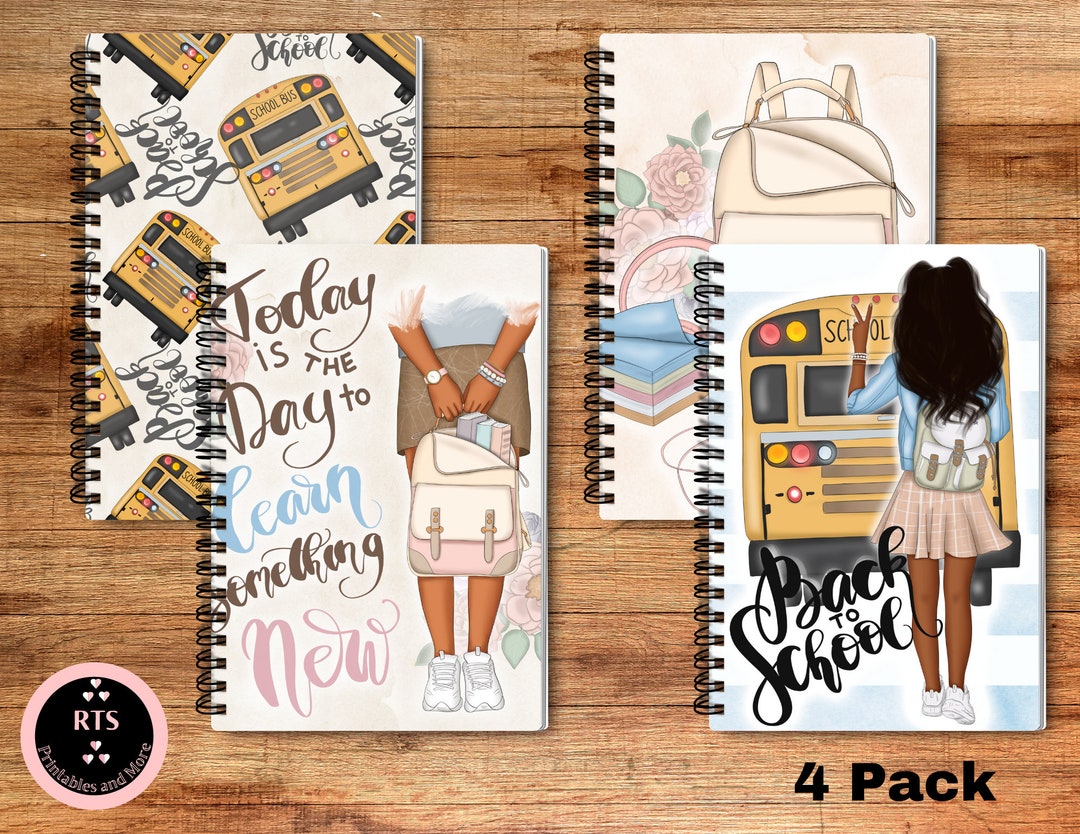 Kids Wide Ruled Spiral Notebook Assorted Colors 60 Sheets - Etsy