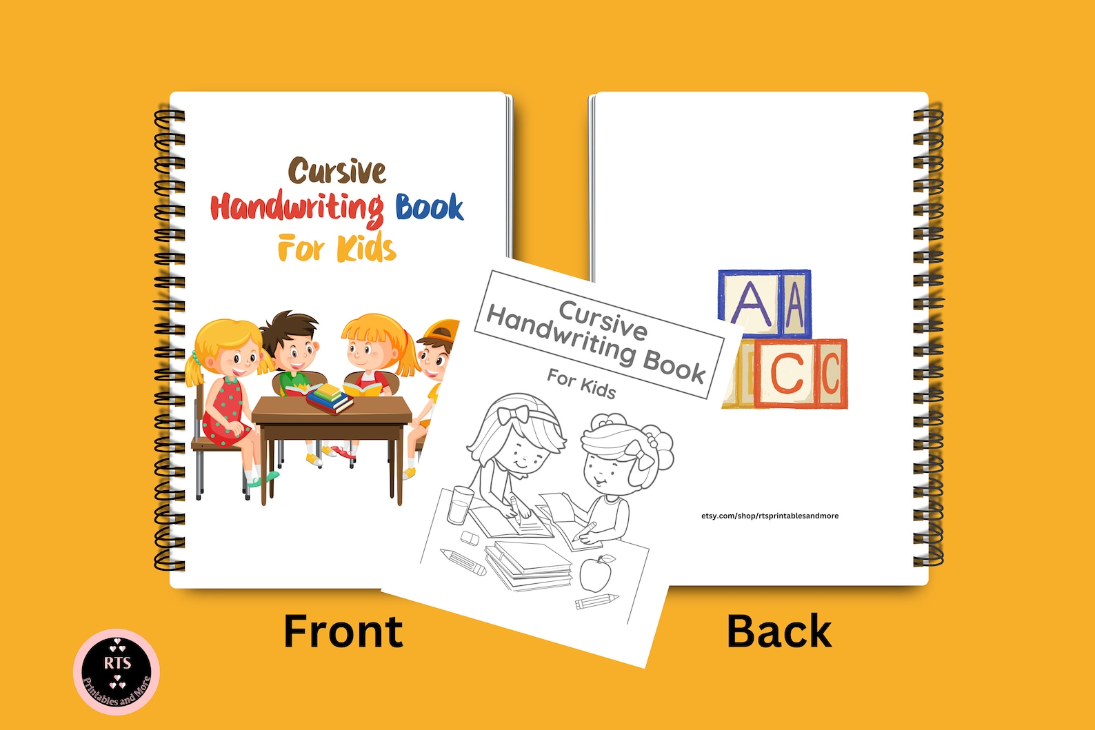 Cursive Letter Handwriting Book for Kids: Alphabet Tracing - Etsy