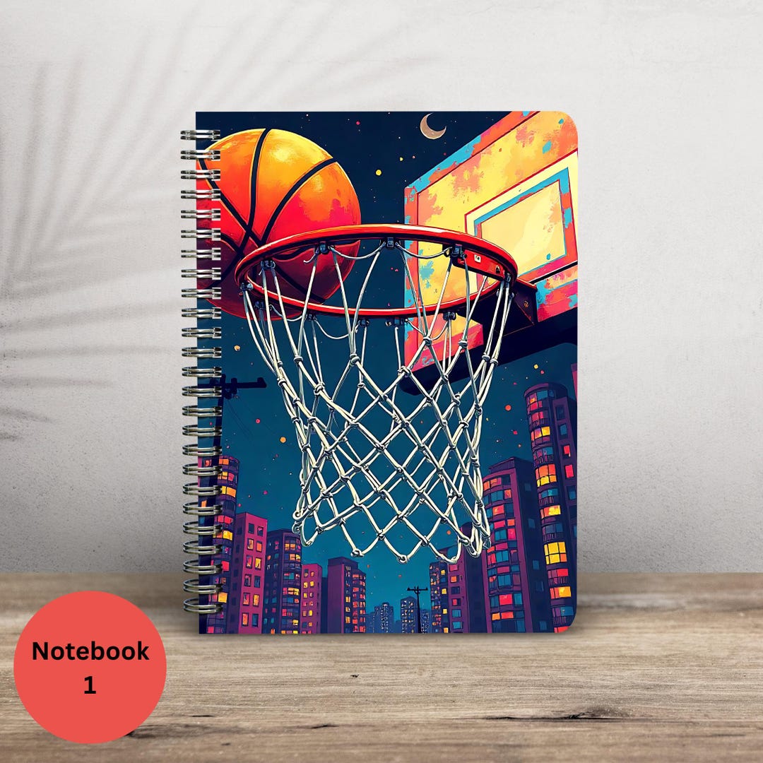 Urban Basketball Graffiti Spiral Notebooks - Etsy