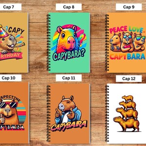 Funny Capybara Spiral Notebook, Capybara Love Journal, Lined Pages - Etsy