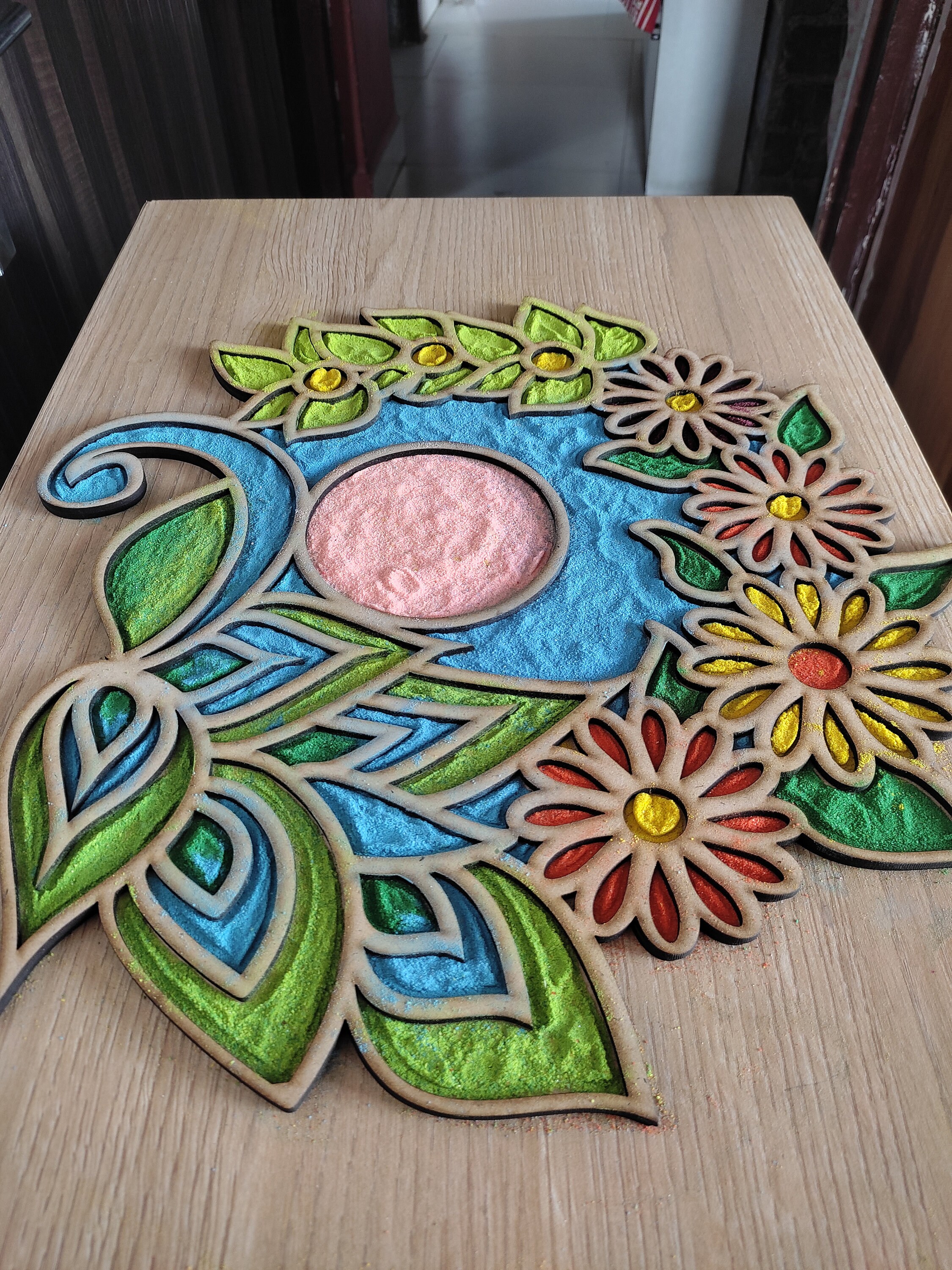 Digital Rangoli SVG 16 Reusable Rangoli Mat Stencil File Instant ...