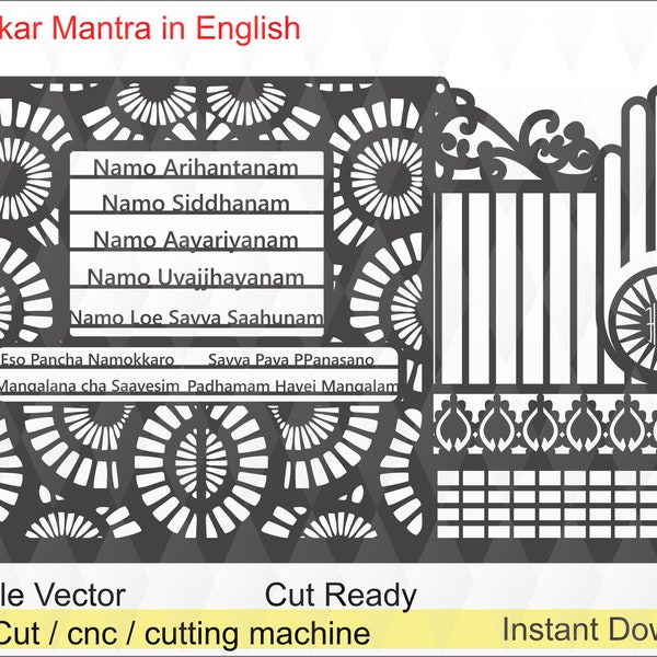 Navkar Mantra Svg - Etsy