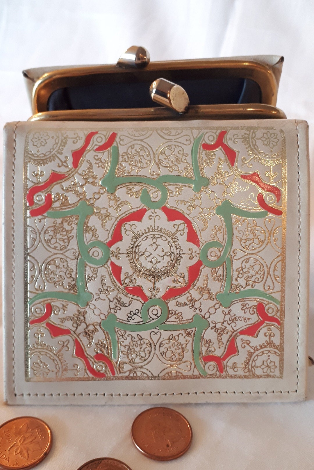 Vintage Wallet, 1970s Retro Vinyl Ladies Wallet Vintage Change Purse ...