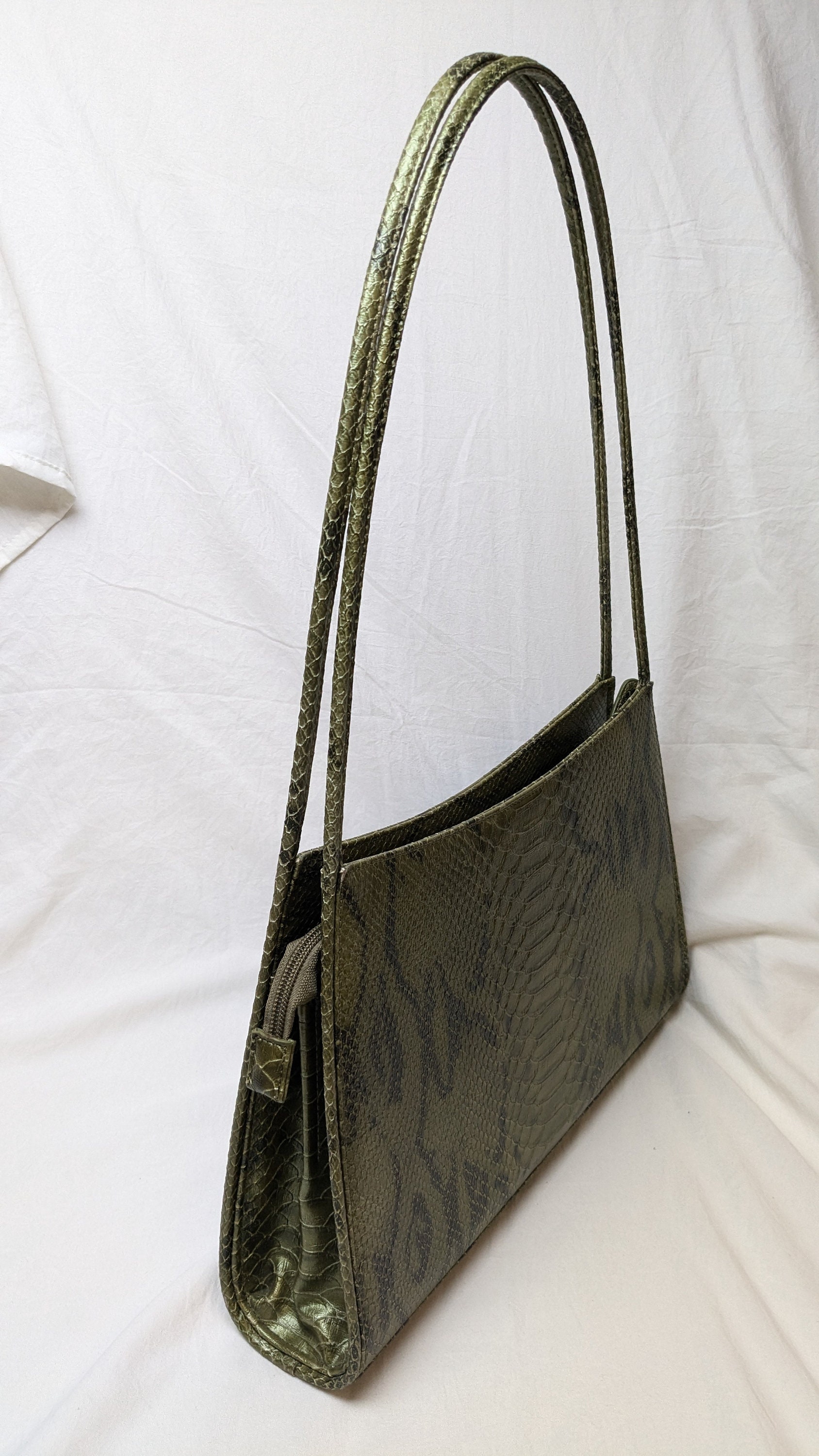 Long Handled Green Snake Tote Bag With Accessories - Etsy