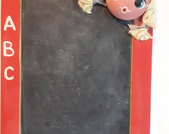 Red Frame Chalkboard - Etsy