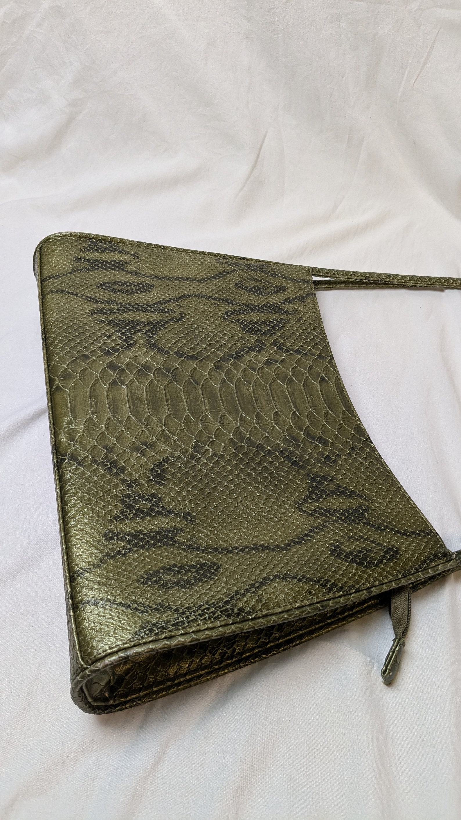 Long Handled Green Snake Tote Bag With Accessories - Etsy