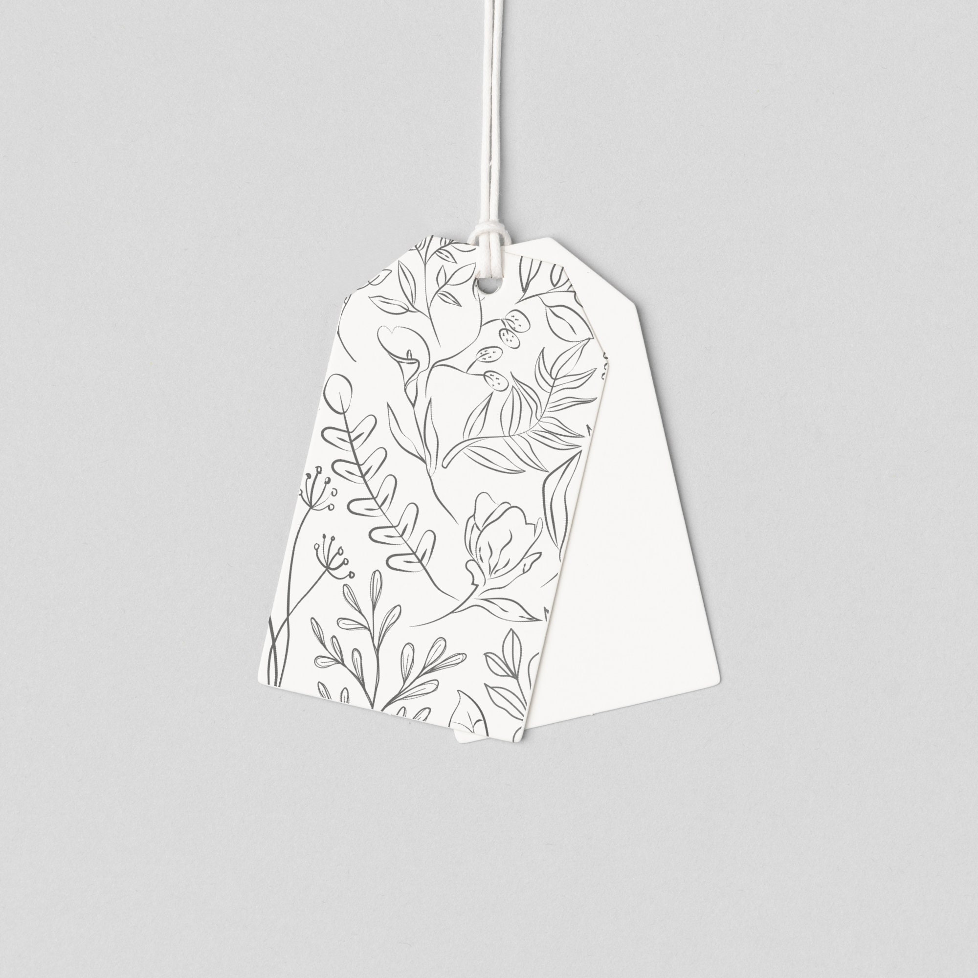 Pattern Gift Tag, Printable PDF Download, Instant Download, Gift Tag ...