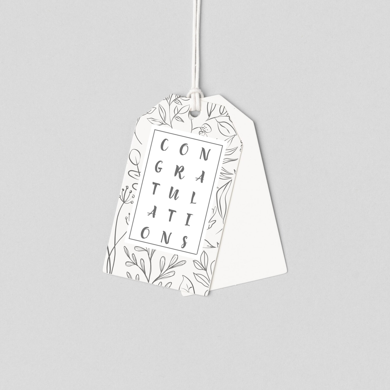 Congratulations Gift Tag Printable PDF Download Instant - Etsy