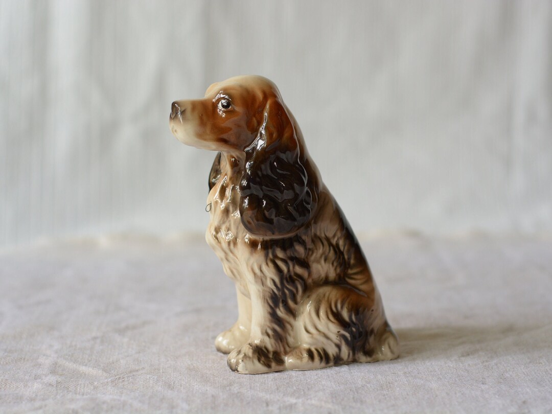 Vintage Cocker Spaniel Figurine - Etsy
