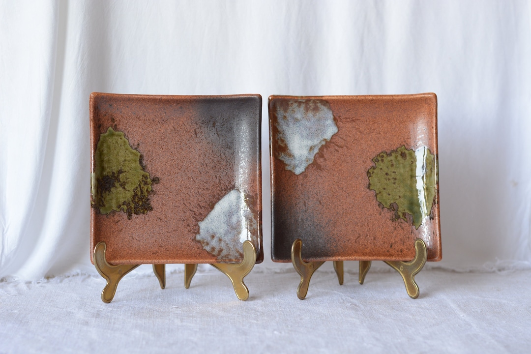 Spotty Serving Plates Set of 2 - Etsy