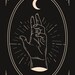 Mystical Hand & Moon Digital Download – Witchy Clipart, Celestial Hand ...