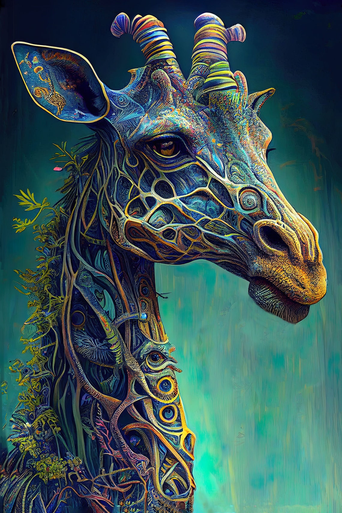 Animal Art, Limited Edition Archival Giclee Print, Abstract and Surreal ...