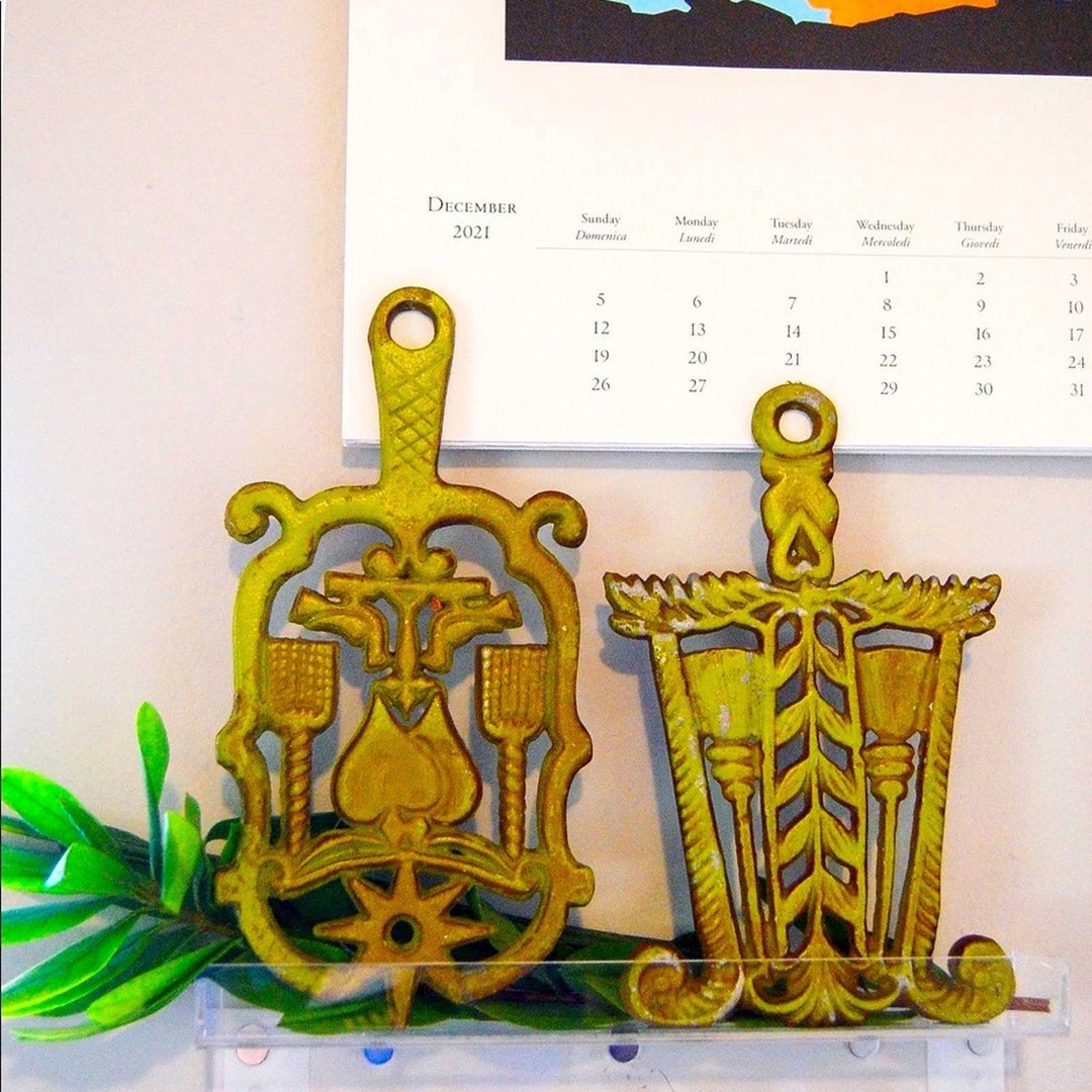 Vintage Wall Decor - Cast Aluminum - Etsy